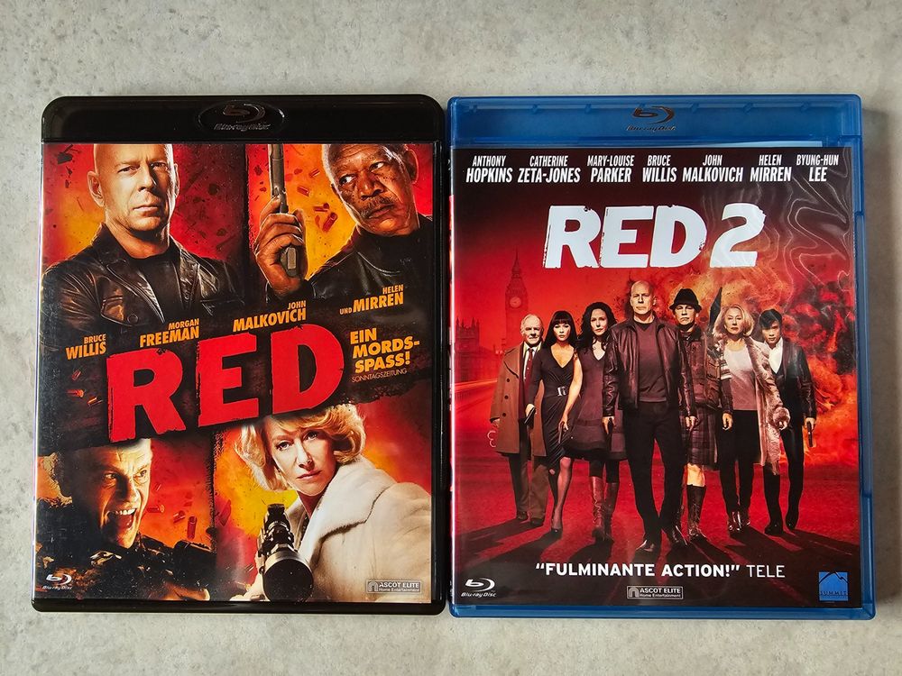 Red 1 & 2 / Bluray (Gebraucht) in Schneisingen für CHF 5 – mit Lieferung auf Ricardo kaufen