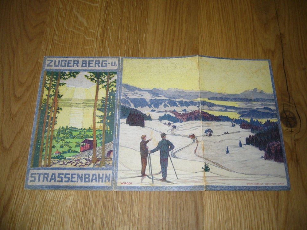 Prospekt Zuger Berg-u.Strassenbahn 1911 (Gebraucht) in Wolhusen für CHF 76 – mit Lieferung auf ...