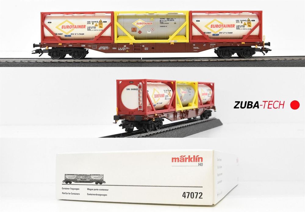 Märklin 47072 Container-Tragwagen DB H0 (Gebraucht) in St. Gallen für ...