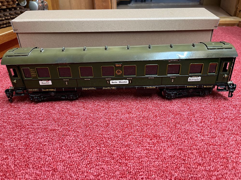 Märklin 19410 Personenwagen 40cm DRG 1941 Spur 0 Tinplate _ (Gebraucht ...