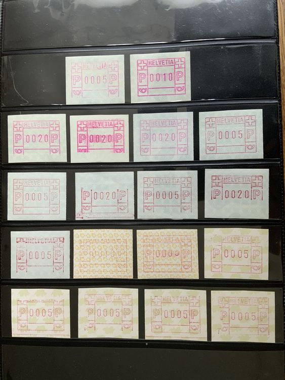 Briefmarken Schweiz Automatenmarken (Neu (gemäss Beschreibung)) in Binningen für CHF 2 – mit ...