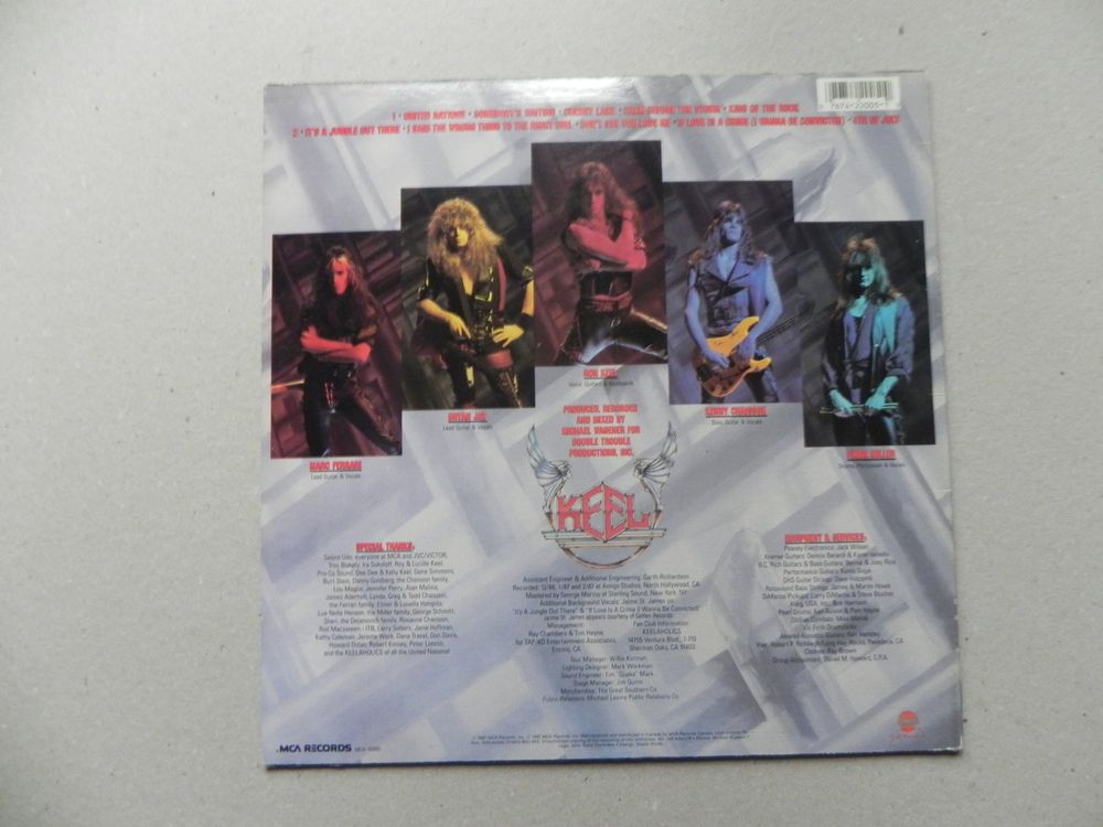 LP USA Heavy Metal Band Keel 1987 | Kaufen auf Ricardo