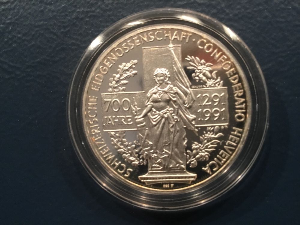 Medaille 700 Jahre Schweizerische Eidgenossenschaft Silber (Neu und ...