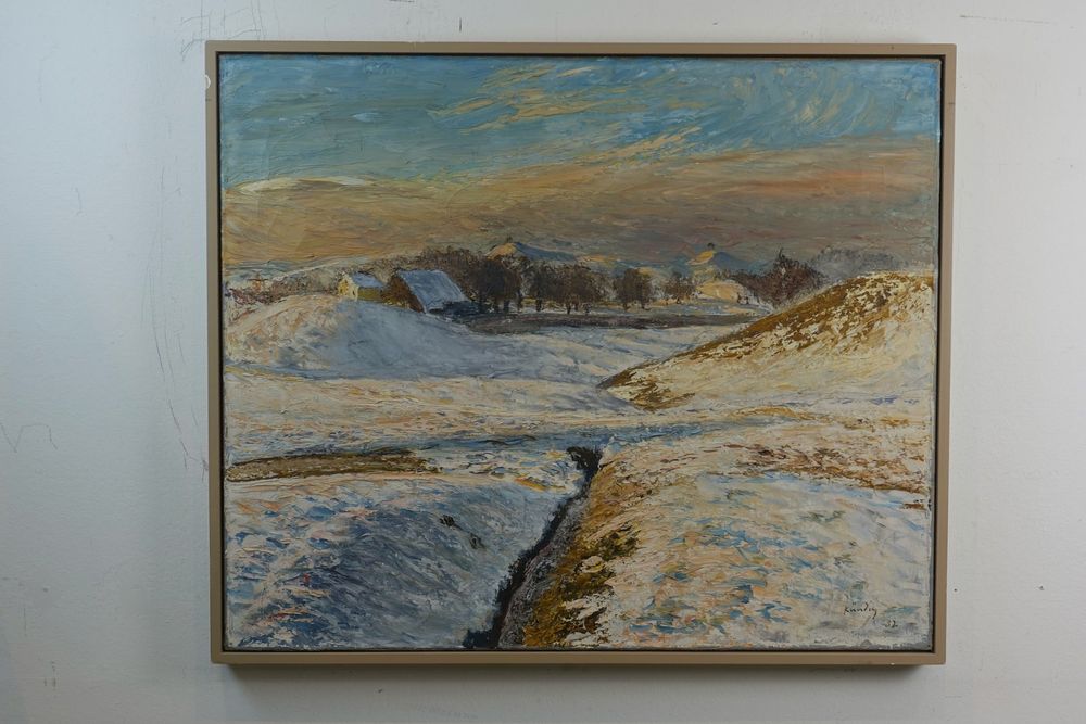 Reinhold Kündig, Schweizer Kunst, Landschaft im Winter (Gebraucht) in Zumikon für CHF 1002 – nur ...