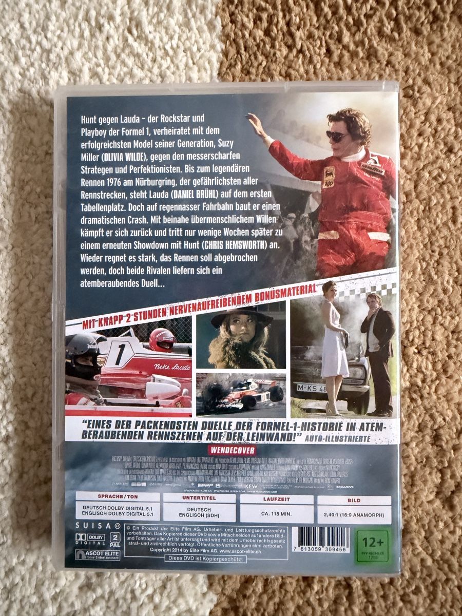 DVD Rush - Chris Hemsworth/Daniel Brühl, Top Zustand (Gebraucht) in ...