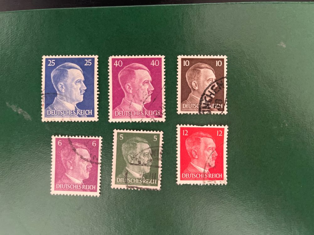 DR Deutsche Reich Briefmarke mit Adolf Hitler ab 0.50 CHF !! (Gebraucht ...