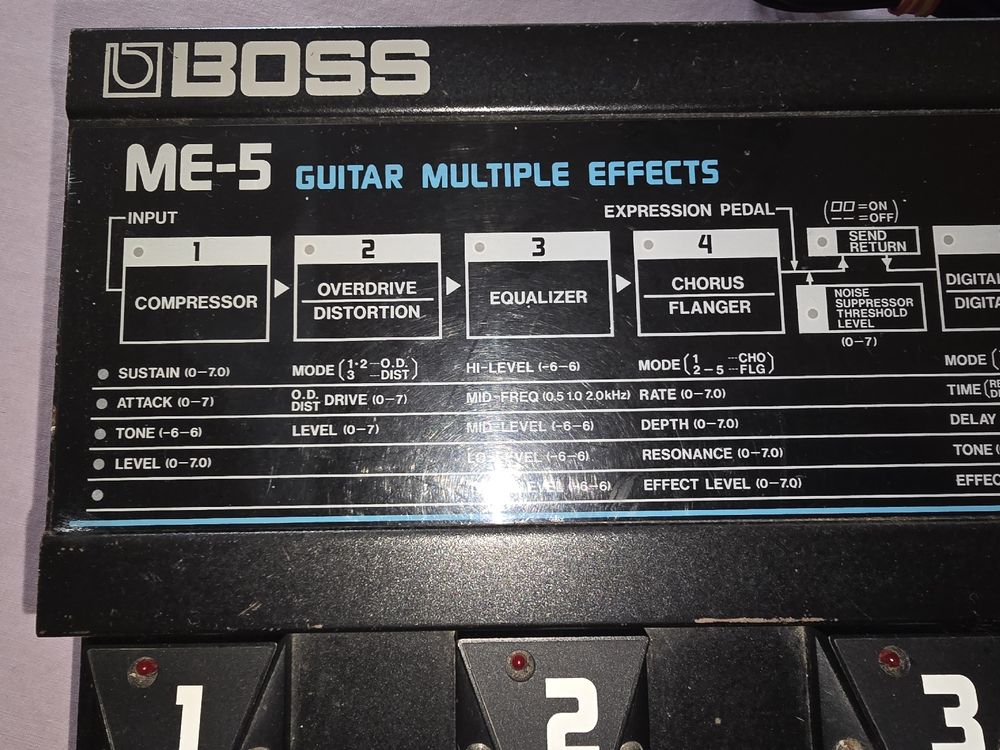 BOSS ME-5 MULTI EFFEKT ... (Gebraucht) in Zürich für CHF 50 – mit ...