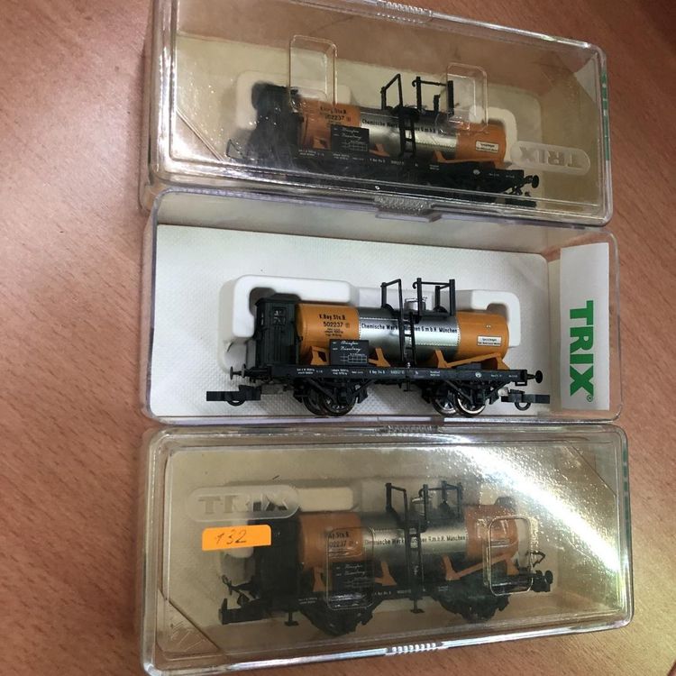 TRIX 23909, K.Bay.Sts.B., 3 Kesselwagen, Chem. Werke München (Neu ...