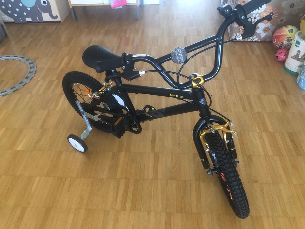 Mini Bike 16 Freestyle in schwarz/ gold NP Sfr. 189.- | Kaufen auf Ricardo