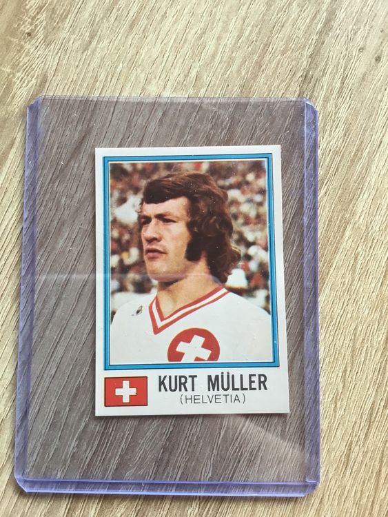 Panini World Cup 1974 / 74 rare Kurt Muller suisse original | Kaufen auf Ricardo