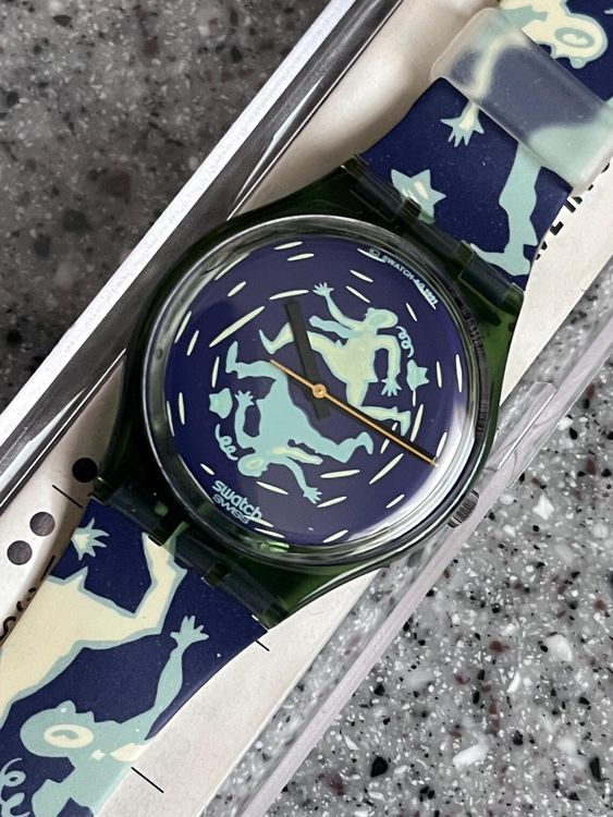 SWATCH Crash By Massimo Giacon GG111 New Battery in OVP+Box | Kaufen auf Ricardo