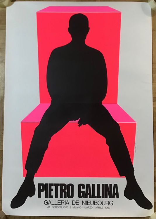 Pietro GALLINA (1937) Litho Plakat (Gebraucht) in Root für CHF 125 ...