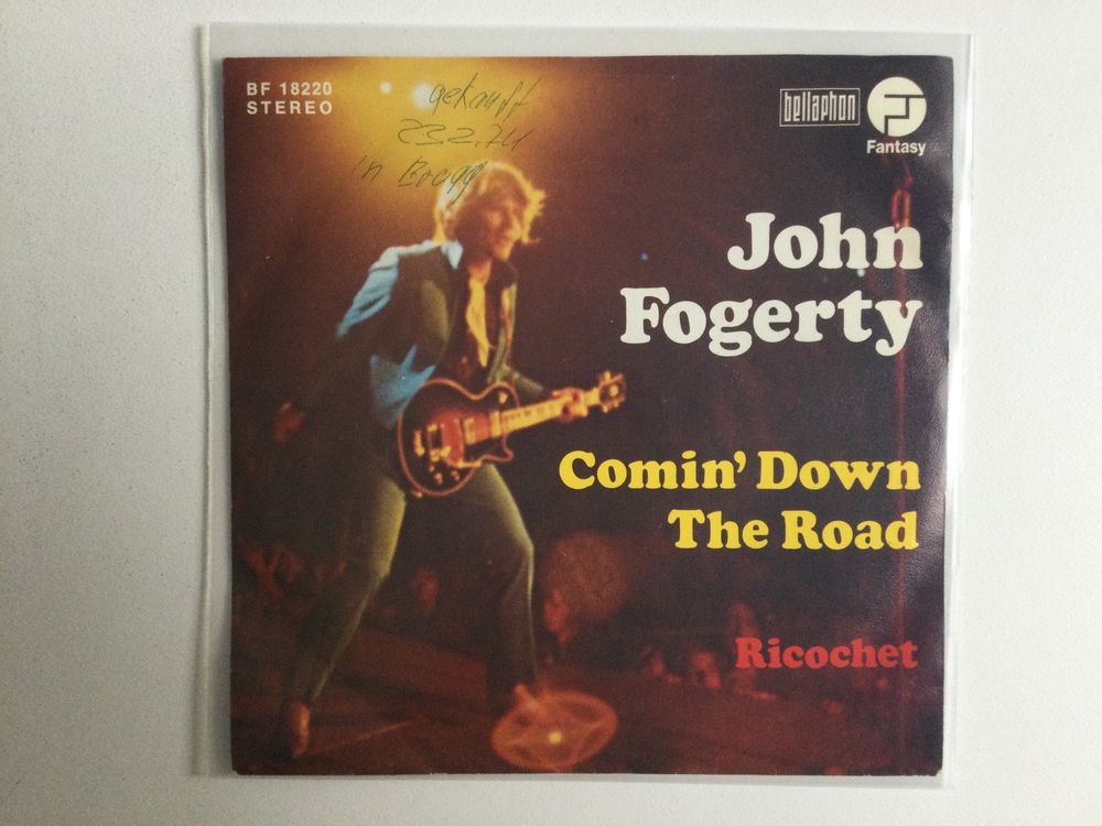 John Fogerty Single - Comin’ Down The Road/Ricochet (Gebraucht) in ...