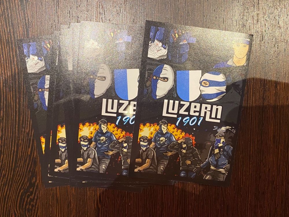 10 FC Luzern Sticker Fcl (Neu (gemäss Beschreibung)) in Zofingen für ...
