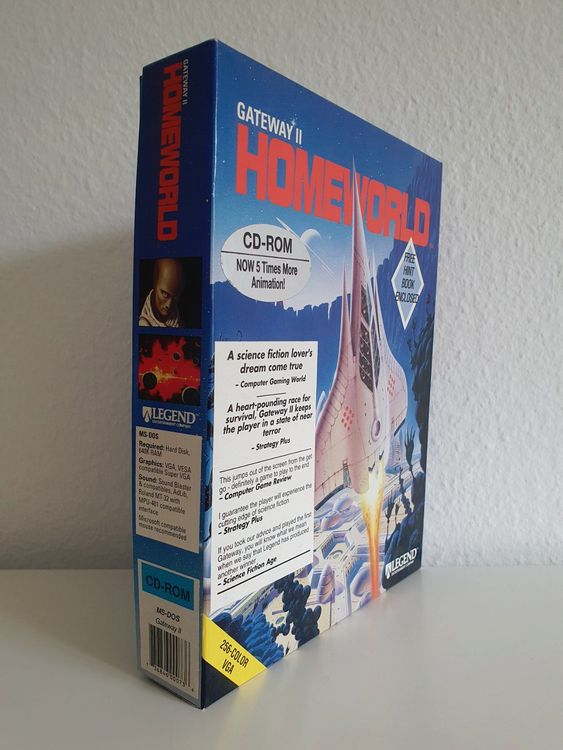 PC Game Gateway II: Homeworld (1993) Big Box inkl. Hintbook (Gebraucht ...