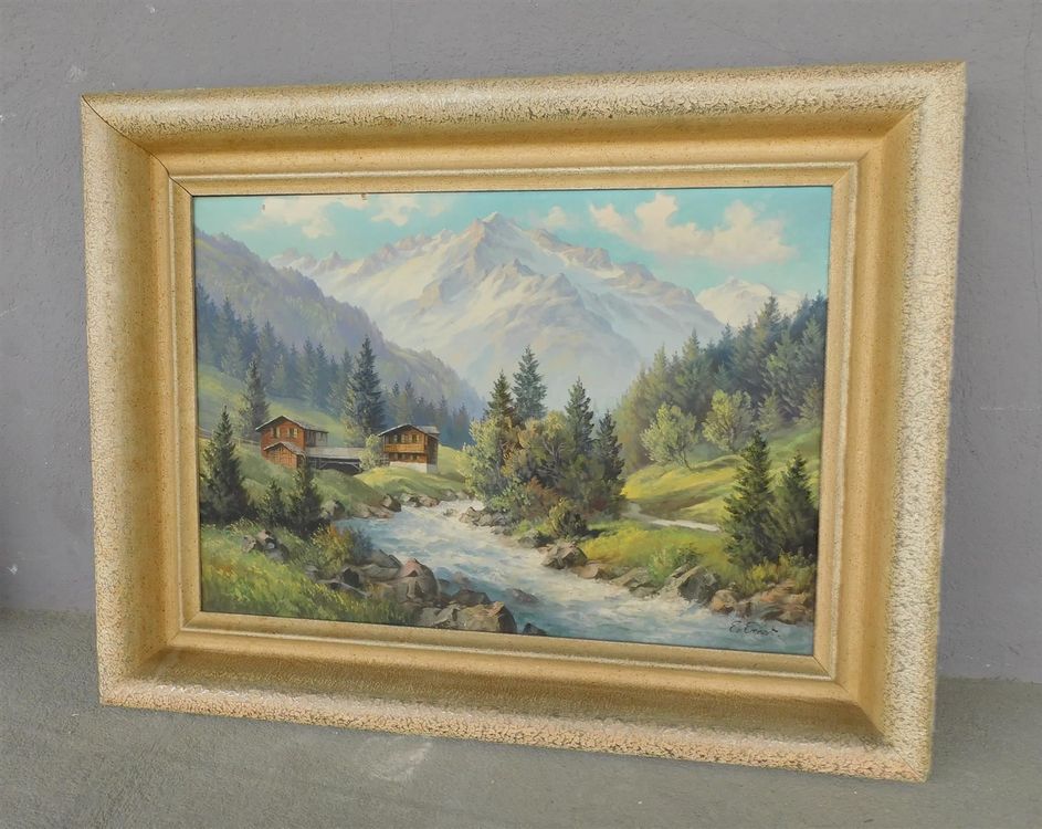 Rausverkauf - Kunst Gemälde signiert Zürichsee Hurden (Gebraucht) in Sursee für CHF 50 – nur ...