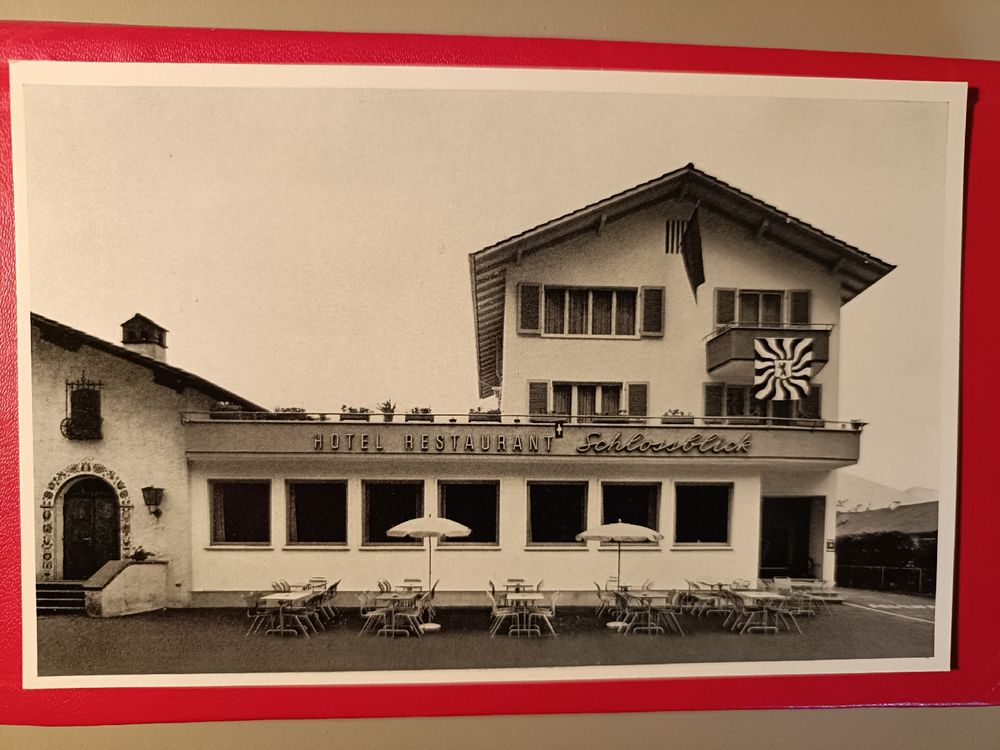ANTIKE POSTKARTE HOTEL SCHLOSSBLICK VADUZ (Neu (gemäss Beschreibung)) in Sargans für CHF 29 ...
