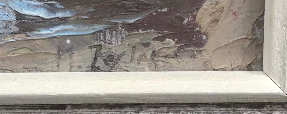 Antike See Landschaft Gemälde Unleserlich Signiert (Gebraucht) in Root für CHF 20 – mit ...