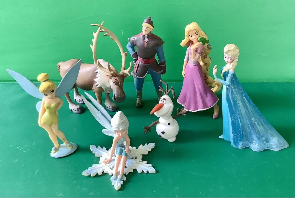 Disney Figuren von Bullyland: Frozen, Tinkerbell, Rapunzel (Gebraucht ...