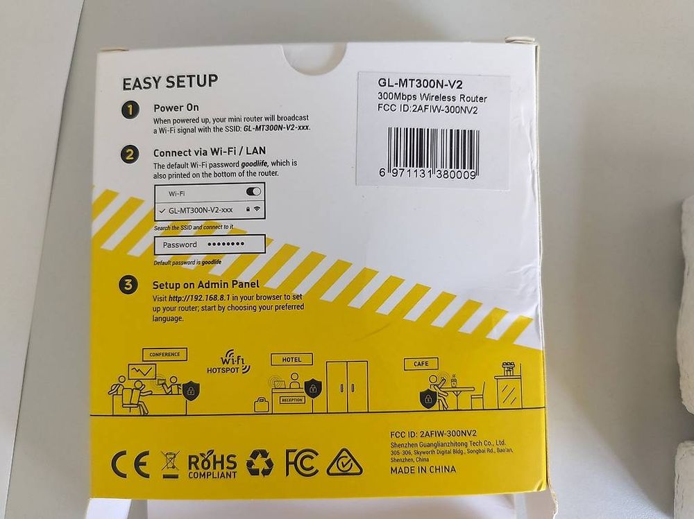 GL.iNet Mango Mini Smart Router GL-MT300N-V2 Reiserouter (Gebraucht) in ...