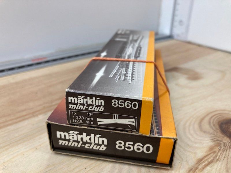 2er Set Märklin Spur Z Gleis 8590 Anschlussgleis ger. 110 mm | Kaufen ...