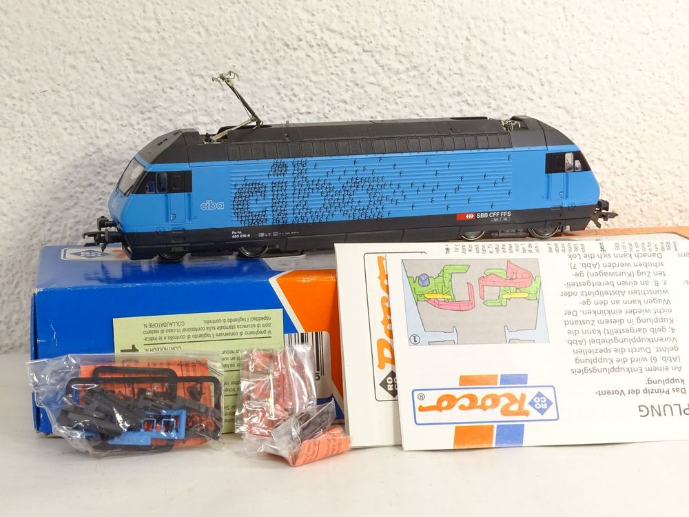 Roco 43756 Re460 CIBA, Blau, SBB/CFF, DSS, H0,GS/DC,OVP (Neu und ...