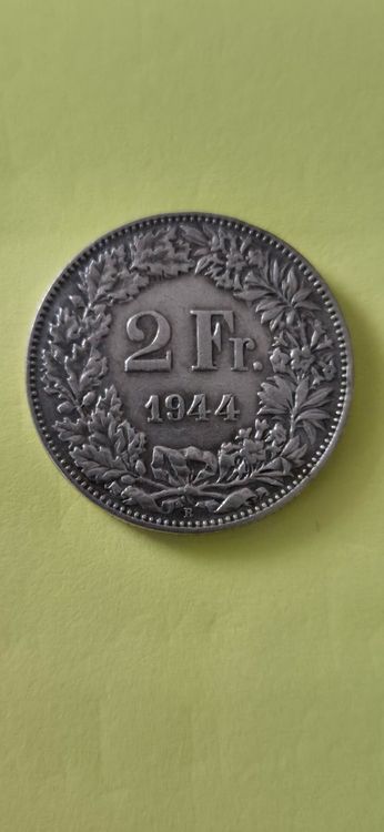 2 Franken 1944 (Gebraucht) in Basel für CHF 5.9 – mit Lieferung auf Ricardo kaufen