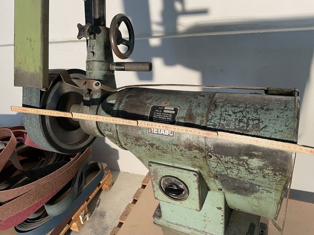 Schleifbänder, Bandschleifmaschine Metabo (Gebraucht) in Uerkheim für CHF 305 – nur Abholung auf ...