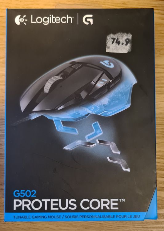 Logitech G502 Proteus Core Gaming Mous (Neu und originalverpackt) in ...