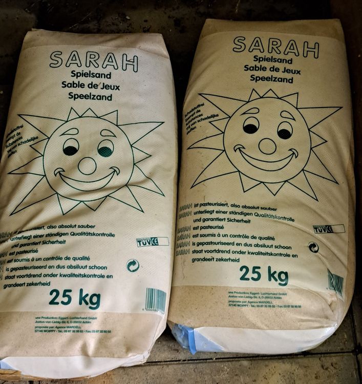 Spielsand 2 Säcke à 25 kg | Kaufen auf Ricardo
