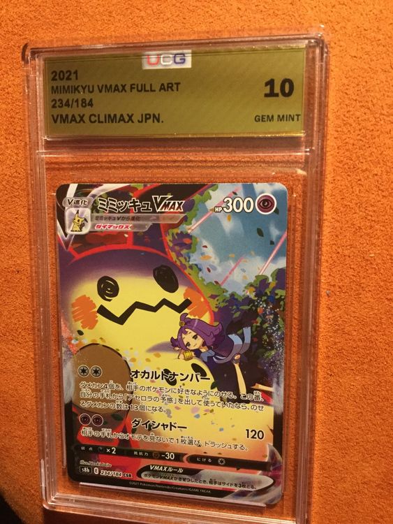 Mimikyu Vmax Full Art, VMAX Climax (2021), UCG 10: Gem Mint (Gebraucht ...