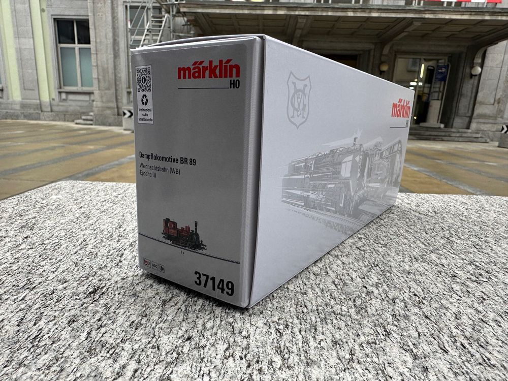 Märklin 37149 Dampflokomotive im Weihnachtslok BR 89 2023 | Acheter sur ...