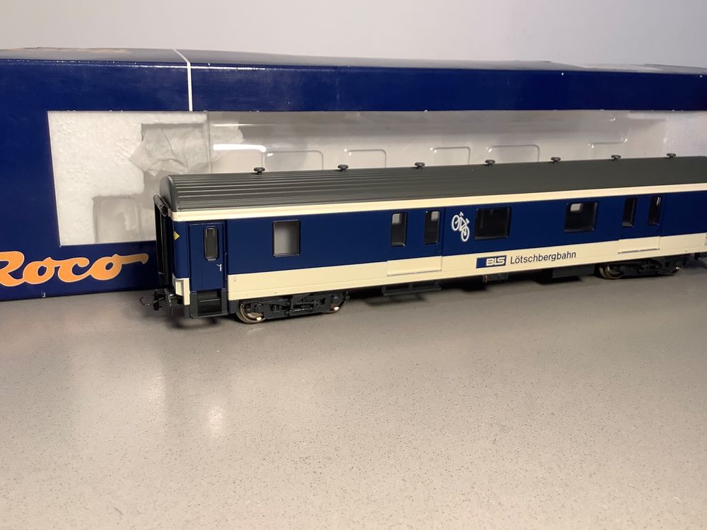 Roco 45592 : BLS Gepäckwagen MC76 Pendelzug | Kaufen auf Ricardo