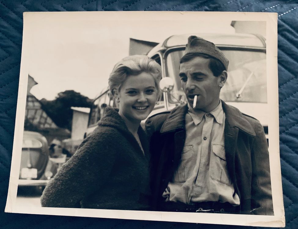 Grosses Presse Foto 1960 Charles Aznavour in Passage du Rhin (Gebraucht ...