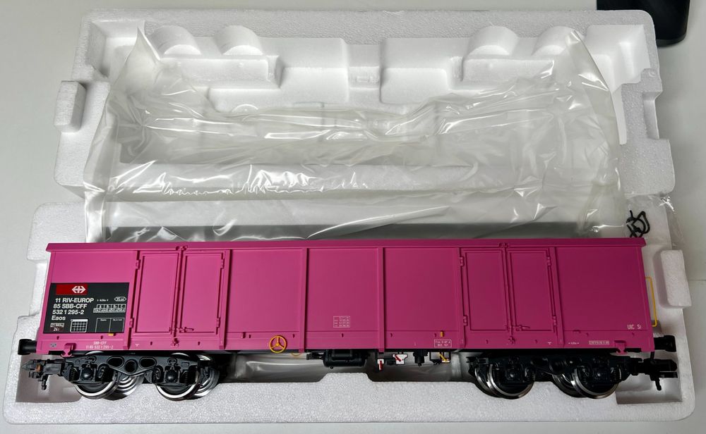 2 offene SBB-Güterwagen Eaos, Märklin Spur 1, 58804, 58803 (Neu und ...