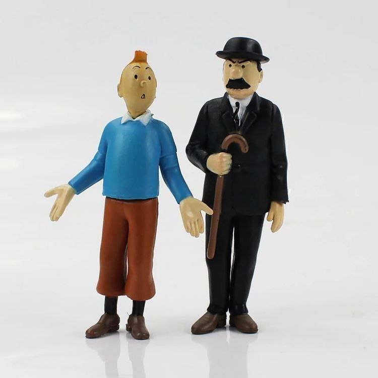 6 TIM UND STRUPPI SPIELFIGUREN - THE ADVENTURES OF TINTIN (Neu und ...