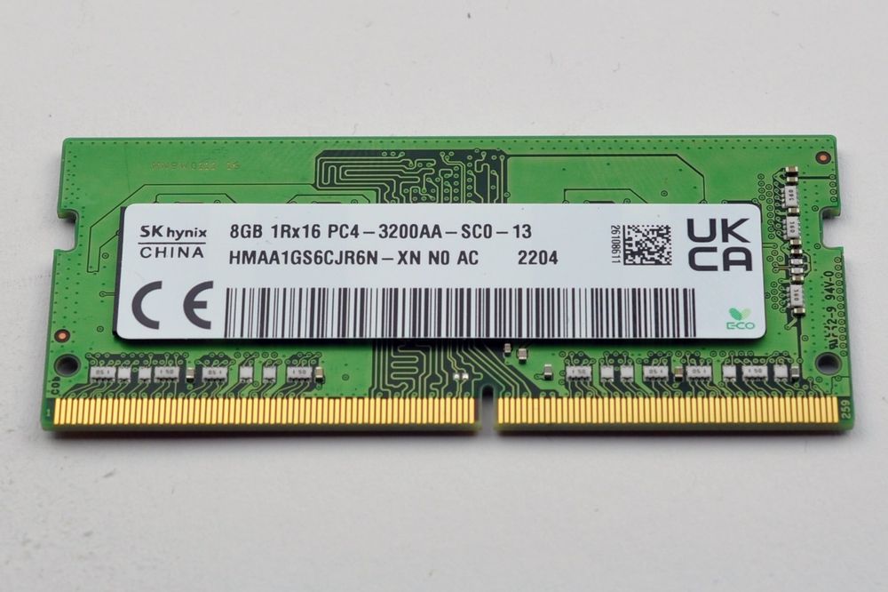 SK Hynix 8GB DDR4 RAM SO-DIMM 3200 PC4-3200AA Laptop (Gebraucht) in ...