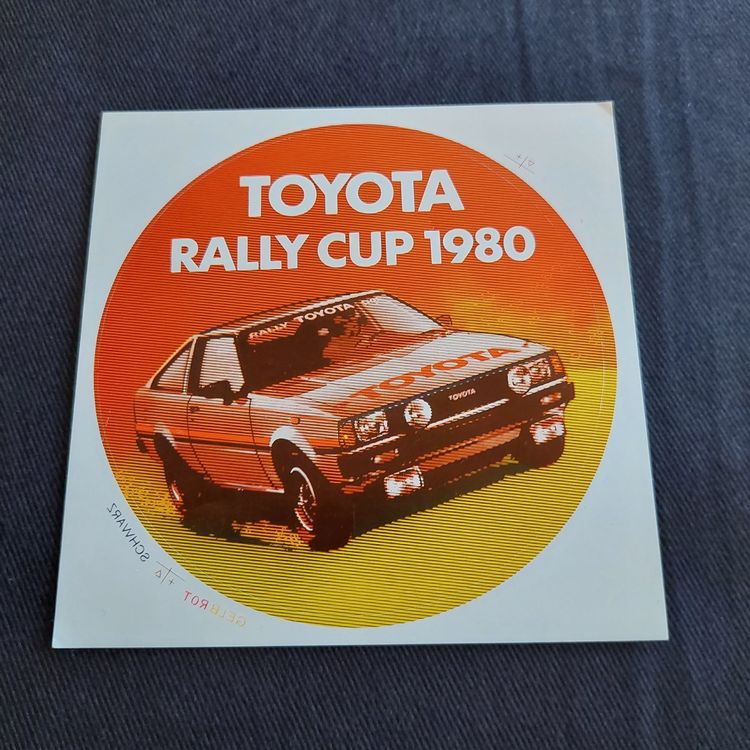 Aufkleber Toyota Rally Cup | Kaufen auf Ricardo