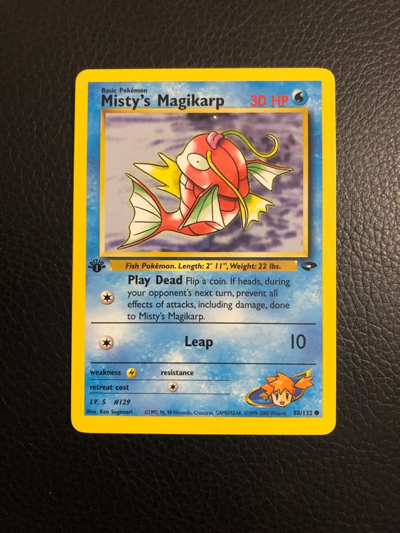 Gym Challenge Misty’s Magikarp 88/132 1st edition NM Ab 1 (Gebraucht ...