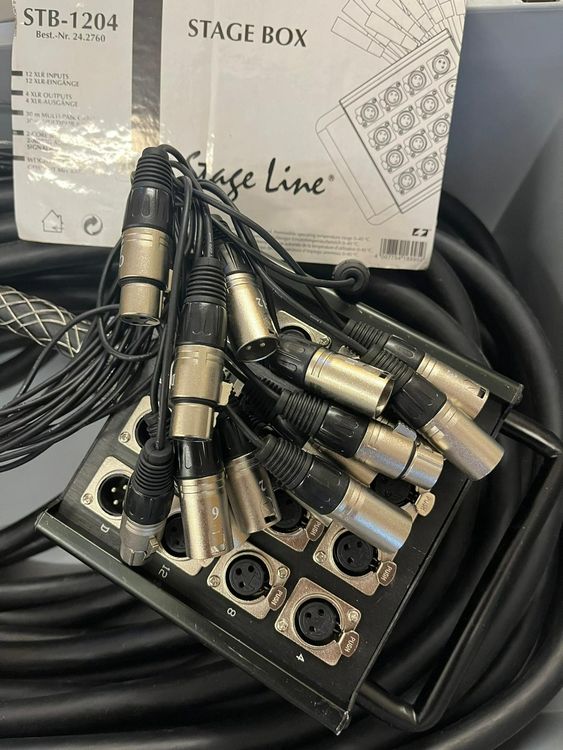 XLR Stagebox / Multicorekabel Stage Line STB-1204 (Gebraucht) in Bülach ...