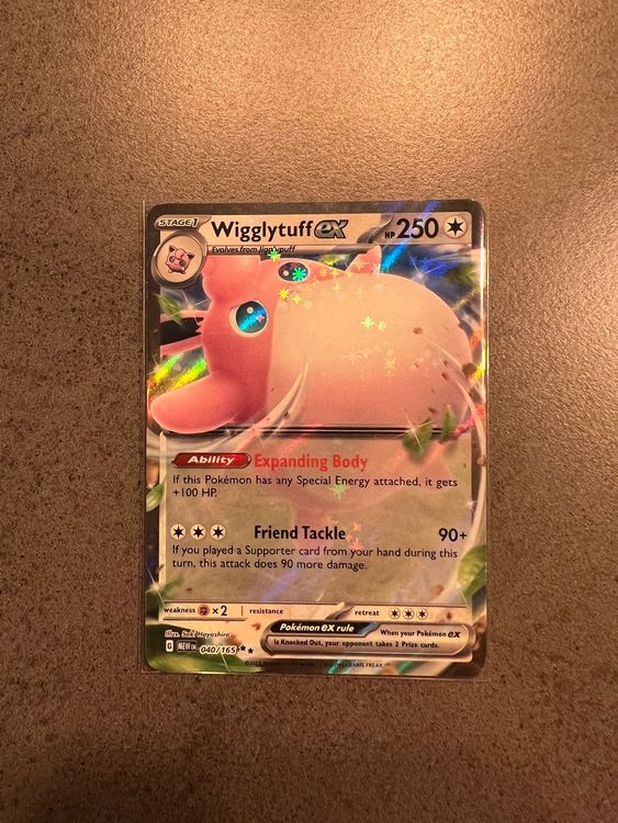 Pokemon 151 EN - Wigglytuff ex 040 / 165 (Neu (gemäss Beschreibung)) in ...