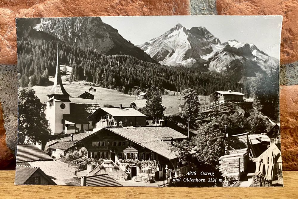 Alte Foto AK GSTEIG & Oldenhorn - Obersimmental (Gebraucht) in Root für CHF 1 – mit Lieferung ...