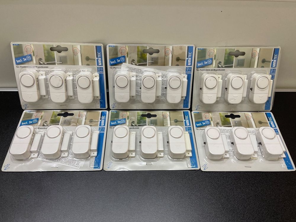 Neu Tür - Fensteralarm mit Magnetkontakt (18x) (Neu und originalverpackt) in Inwil für CHF 1 ...