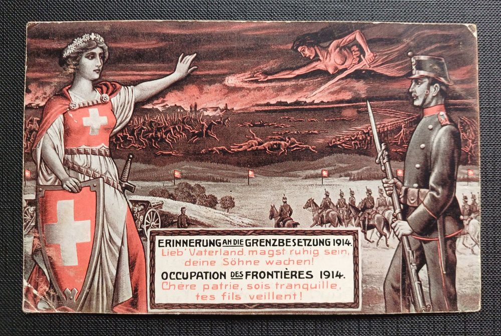 AK Grenzbesetzung 1914 Militär SOLDATEN Helvetia | Kaufen auf Ricardo