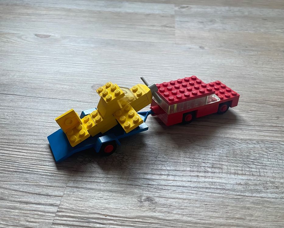 Lego 660 Auto mit Anhänger und Flugzeug (Gebraucht) in Wichtrach für ...