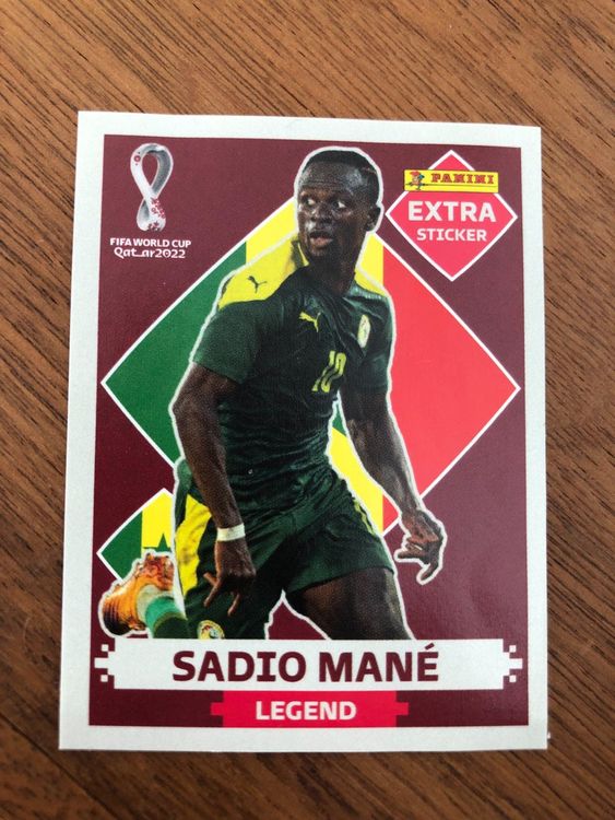 Panini WM 2022 Extra Sticker Sadio Mané Legend | Kaufen auf Ricardo