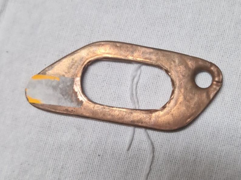 LAMBRETTA J 50 - 100 - 125 - LUI 50 - Auspuff Dichtung (Neu (gemäss ...