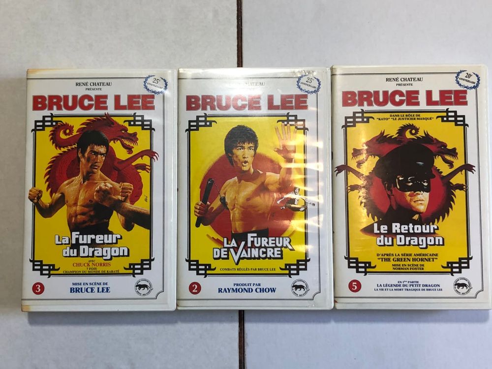 Bruce lee VHS la fureur du dragon,de vaincreretour du dragon | Kaufen ...