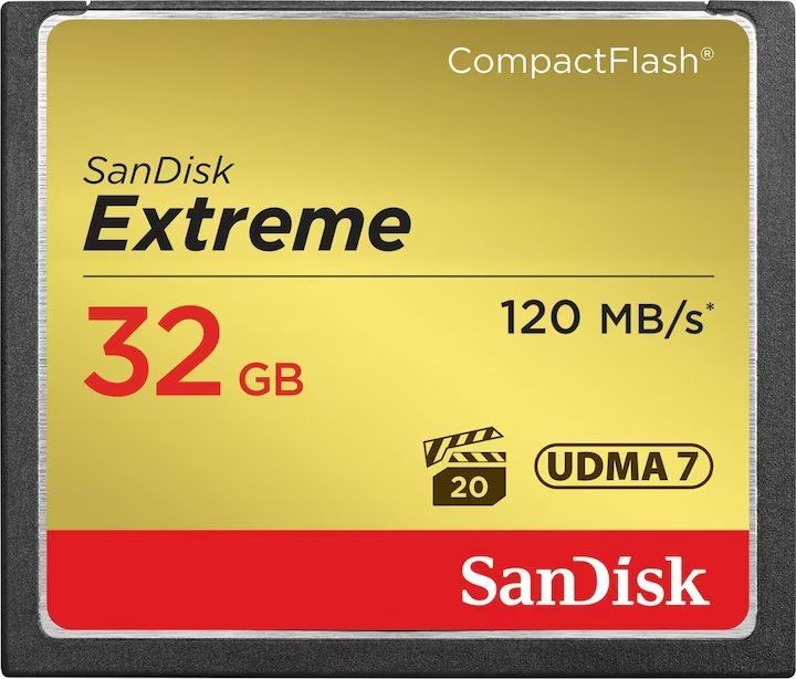 SanDisk CF Extreme 32GB 120MB/s (CompactFlash Karte) (Neu und ...