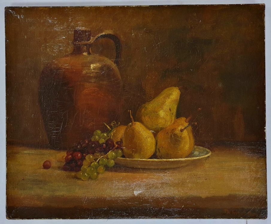 Birnen & Trauben, Französische Schule, 19. Jh. - Th. RIBOT (Gebraucht ...